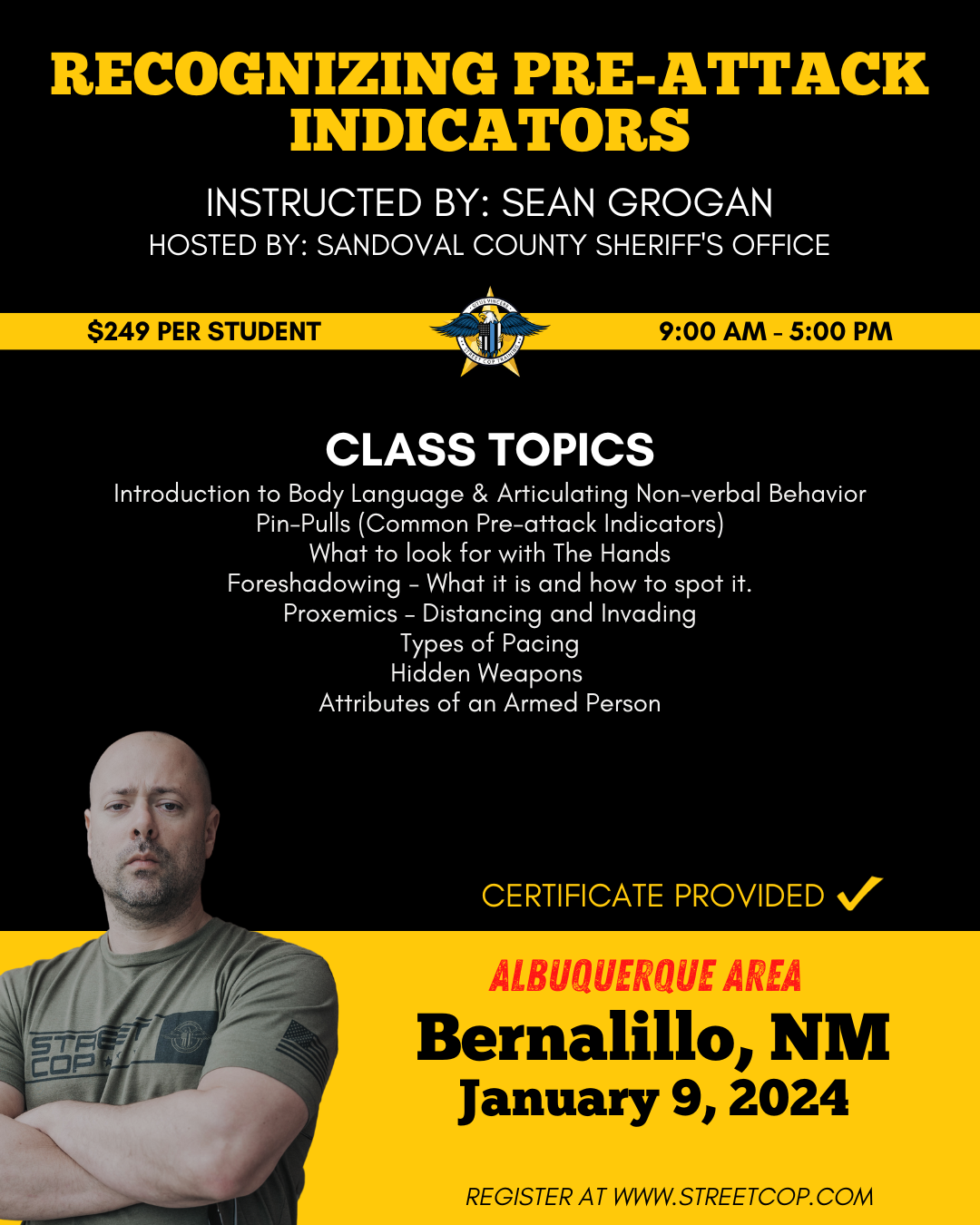 Recognizing Pre-Attack Indicators - LEA